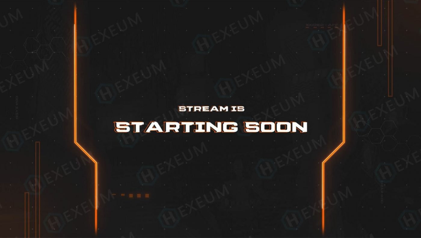 Hyper Scape Stream Overlay Package : Animated - Hexeum