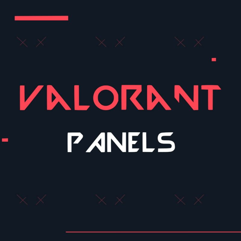 Valorant Twitch Panels: Channel Buttons - Hexeum
