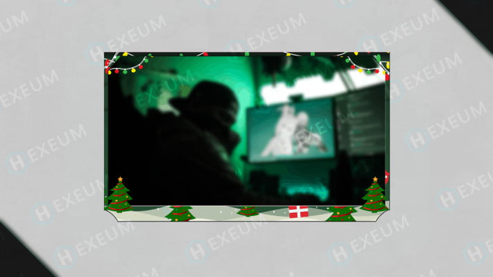 Free Christmas Webcam : Festive Webcam Overlay - Hexeum