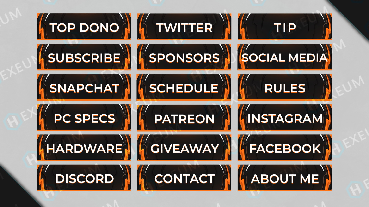 Free Twitch Panels Maker & 100's of Templates