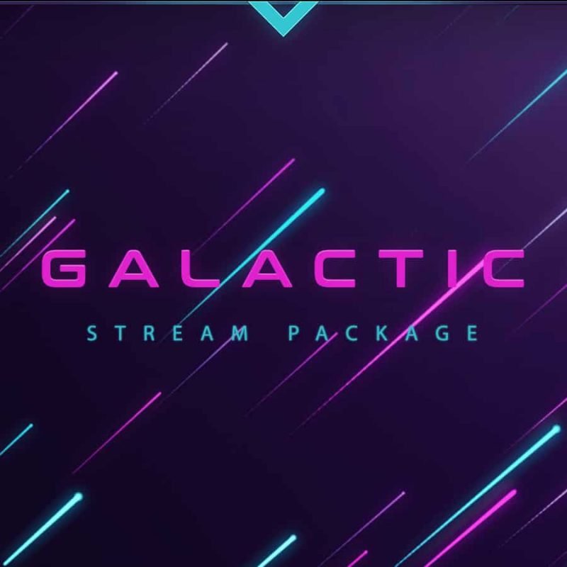 Galaxy Twitch Overlay Package for OBS