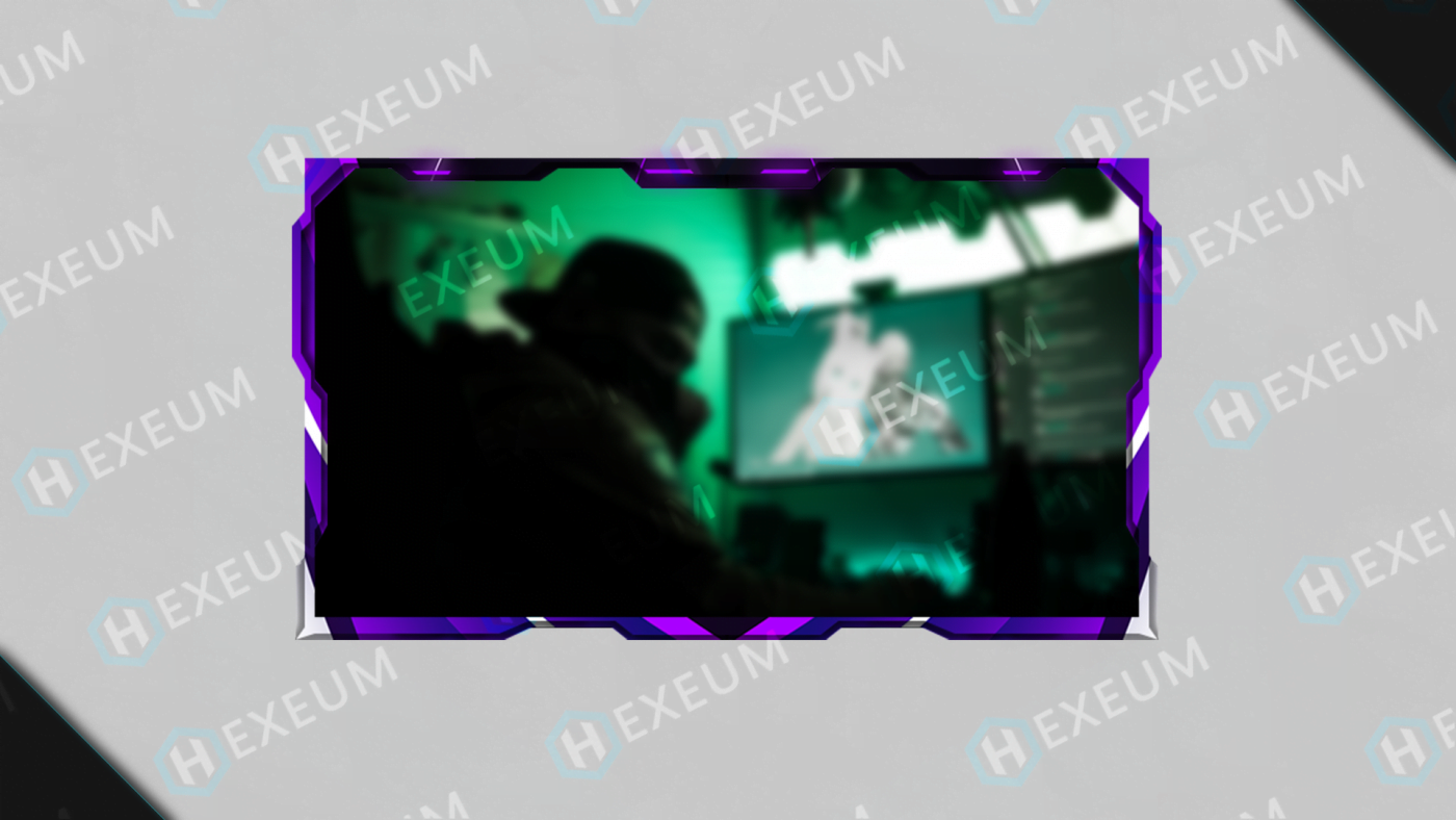 FREE Purple Stream Overlay Package : Fully Animated - Hexeum
