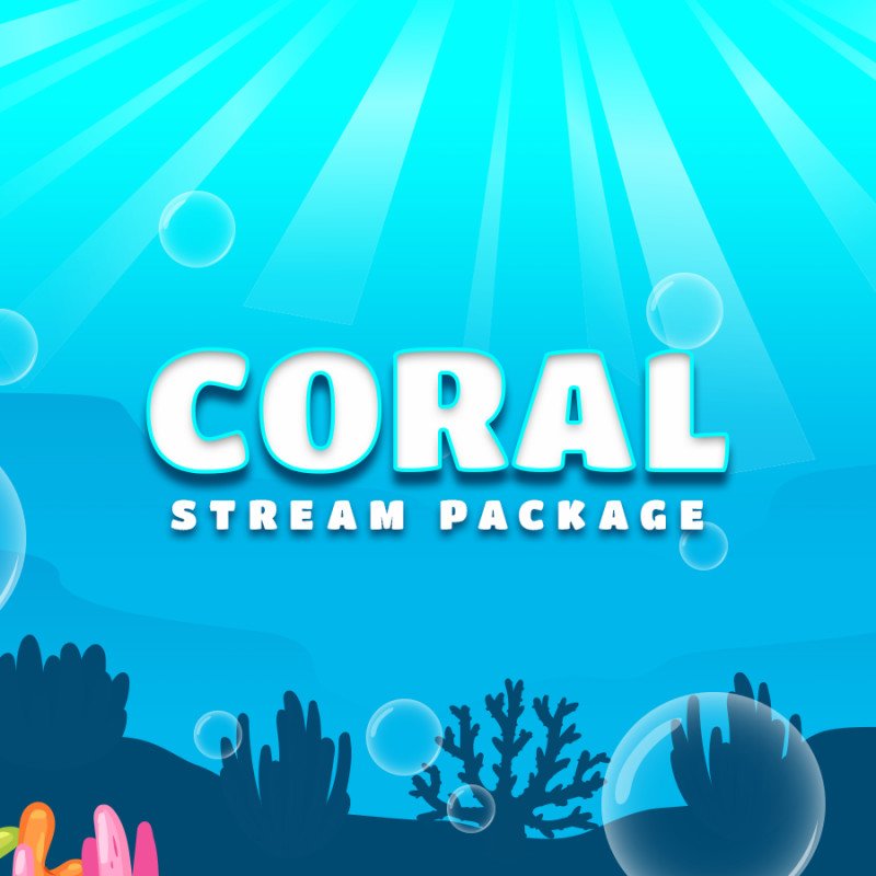 Ocean Twitch Overlay Package for OBS