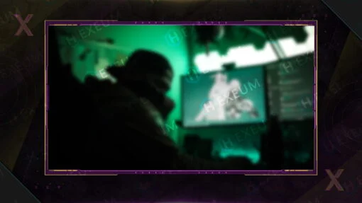 Offset Webcam : Multicolored Webcam Overlay - Hexeum