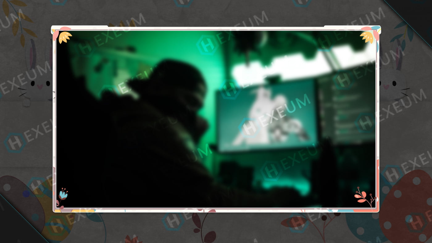 Easter Themed Animated Twitch Overlay Package - Hexeum