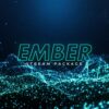 Ember, Particle Animated Twitch Overlay Package - Hexeum