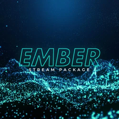 Ember, Particle Animated Twitch Overlay Package - Hexeum