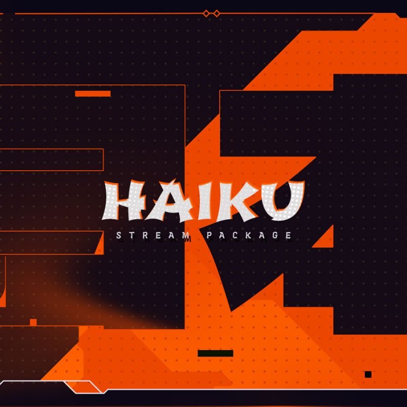 Haiku, Japanese Animated Stream Overlay Package - Hexeum