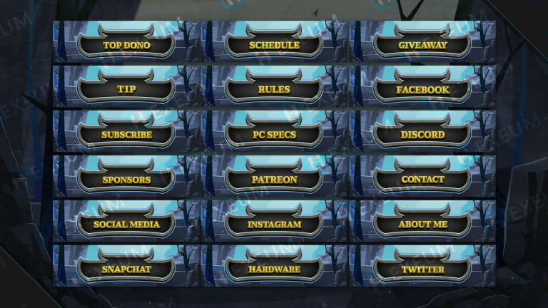 Free Twitch Panels Maker & 100's of Templates