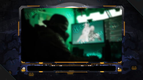 Haunted Webcam : Halloween Webcam Overlay - Hexeum