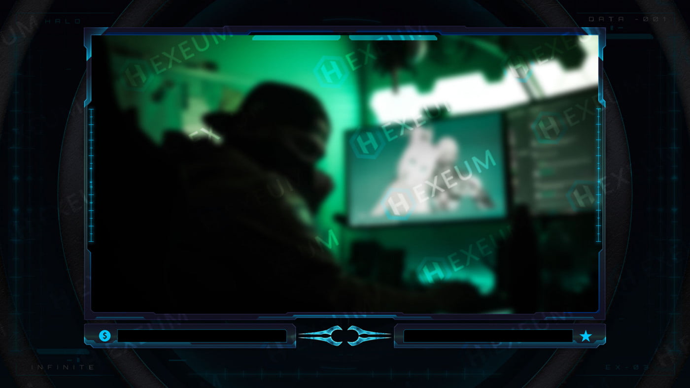 Halo Webcam : Futuristic Webcam Overlay - Hexeum