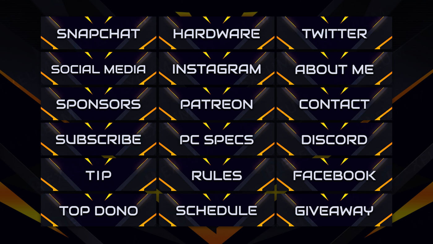 Blaze - Overwatch Twitch Overlay Package for OBS