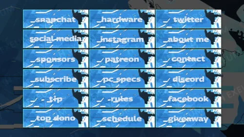 Samurai Twitch Overlay Package for OBS