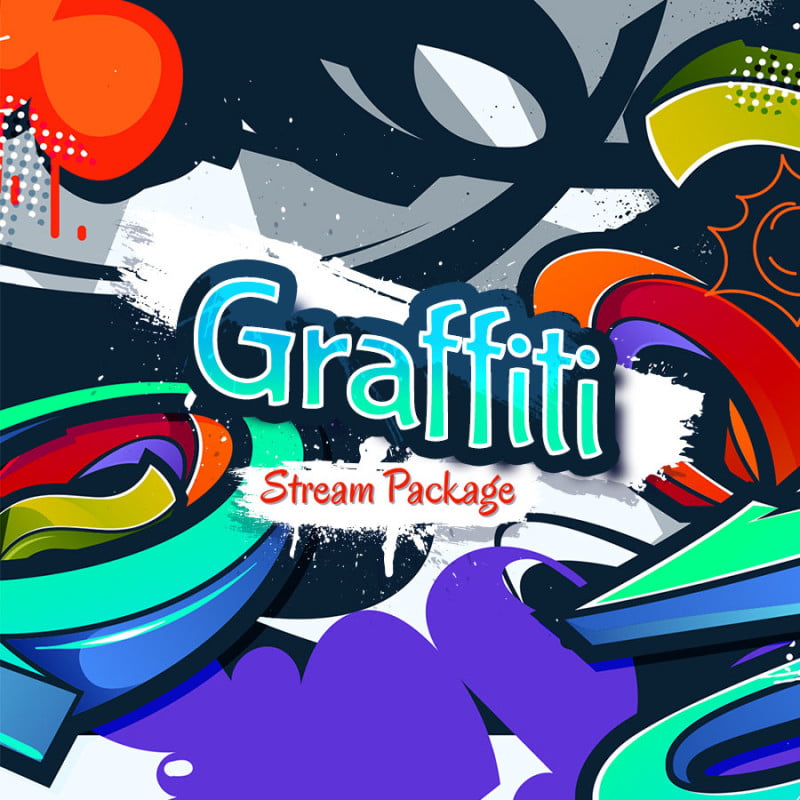 Graffiti Twitch Overlay Package for OBS