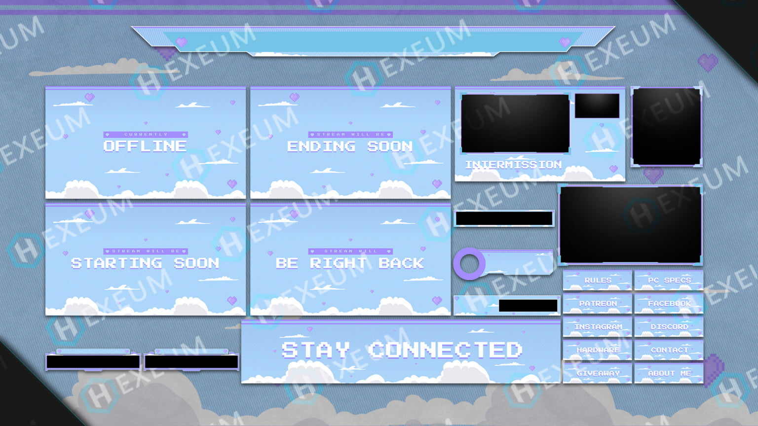 Best 8-Bit Twitch Overlays - Pixel Art Collection