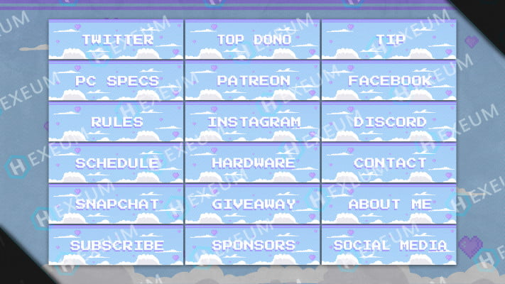 8 Bit Twitch Overlay List To Trigger Your Nostalgia Collection - Hexeum