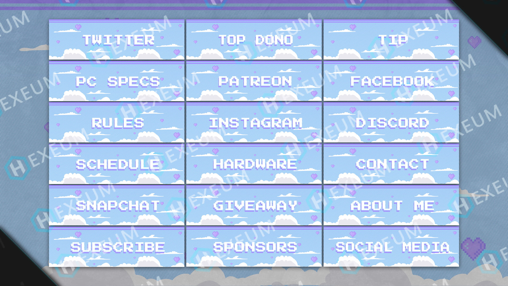 8 Bit Twitch Overlay List To Trigger Your Nostalgia Collection - Hexeum