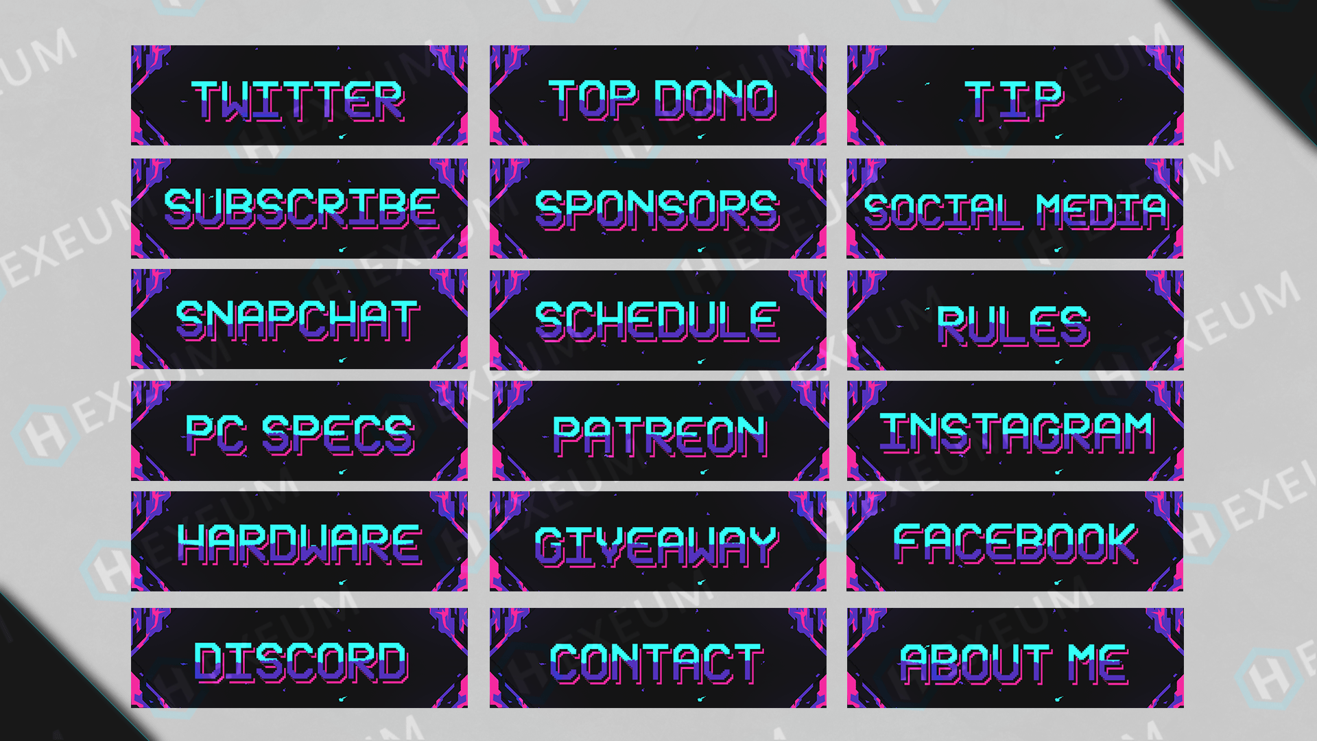 8 Bit Twitch Overlay List To Trigger Your Nostalgia Collection - Hexeum