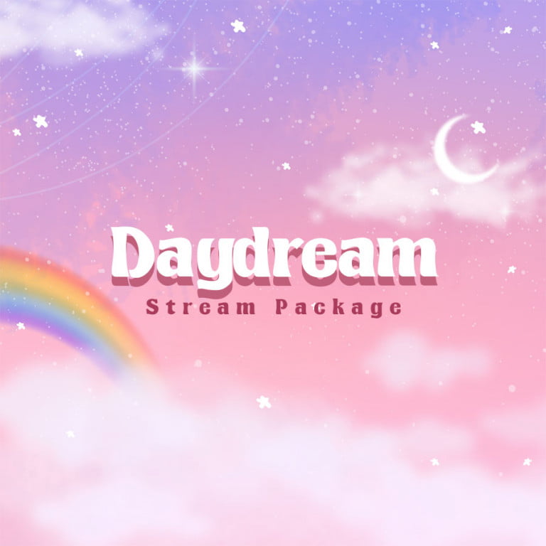 Pastel Twitch Overlay Package for OBS