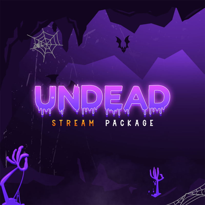 Horror Twitch Overlay Package for OBS