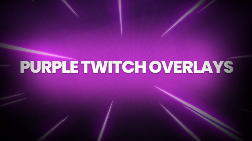 Purple Twitch Overlays : Ultimate Collection