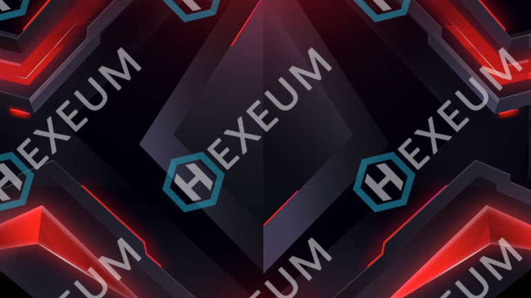 Arrival : Red Stream Background - Hexeum