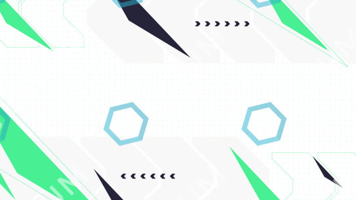 Shatter : Green and White Stream Background - Hexeum