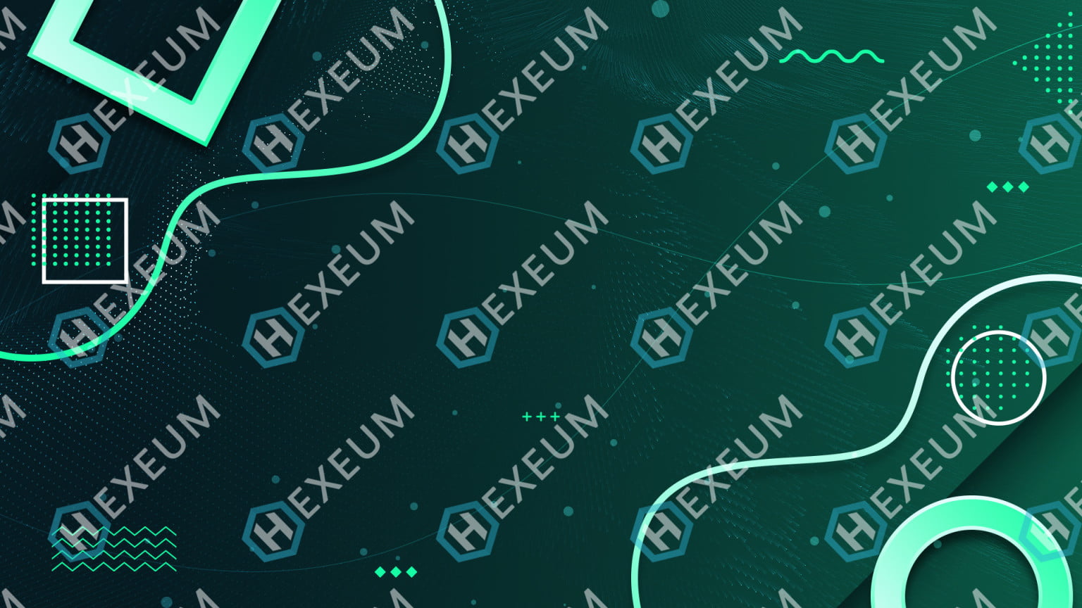 Mirage : Dark Green Stream Background - Hexeum