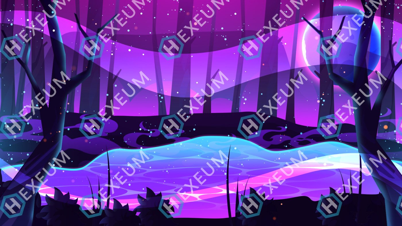 Enchanted : Fantasy Stream Background - Hexeum