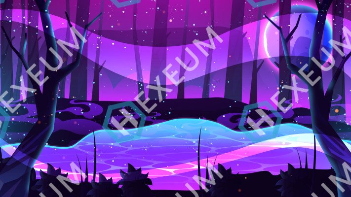 Enchanted : Fantasy Stream Background - Hexeum