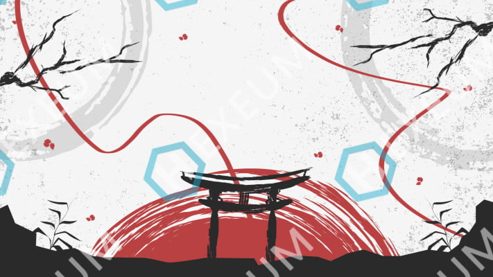 Bushido : Japanese Stream Background - Hexeum