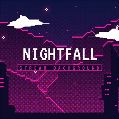 Nightfall : Pixel Stream Background - Hexeum