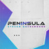 Peninsula : White Stream Background - Hexeum
