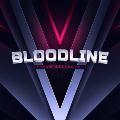 Bloodline : Red Stream Background - Hexeum