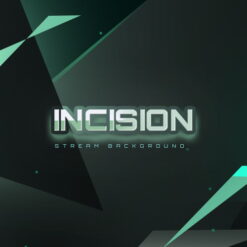 Incision : Mint Green Stream Background - Hexeum