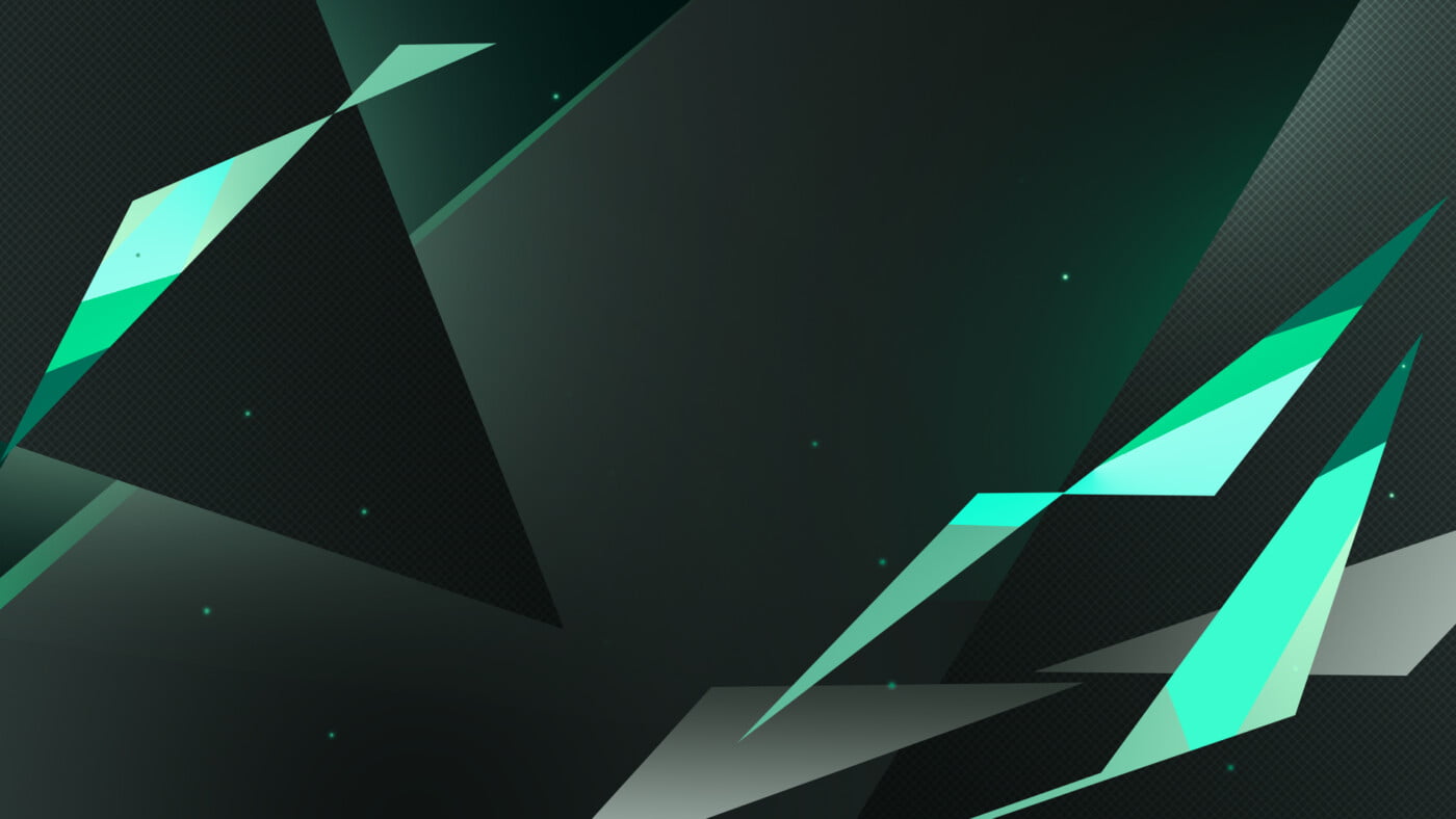 Incision : Mint Green Stream Background - Hexeum