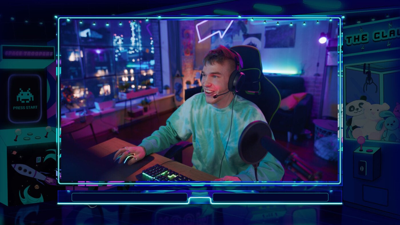 Lofi Arcade Twitch Overlay Package for OBS