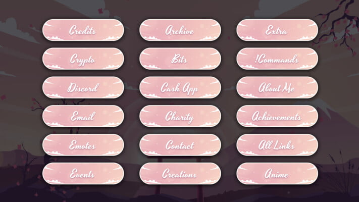 Free Twitch Panels Maker & 100's of Templates