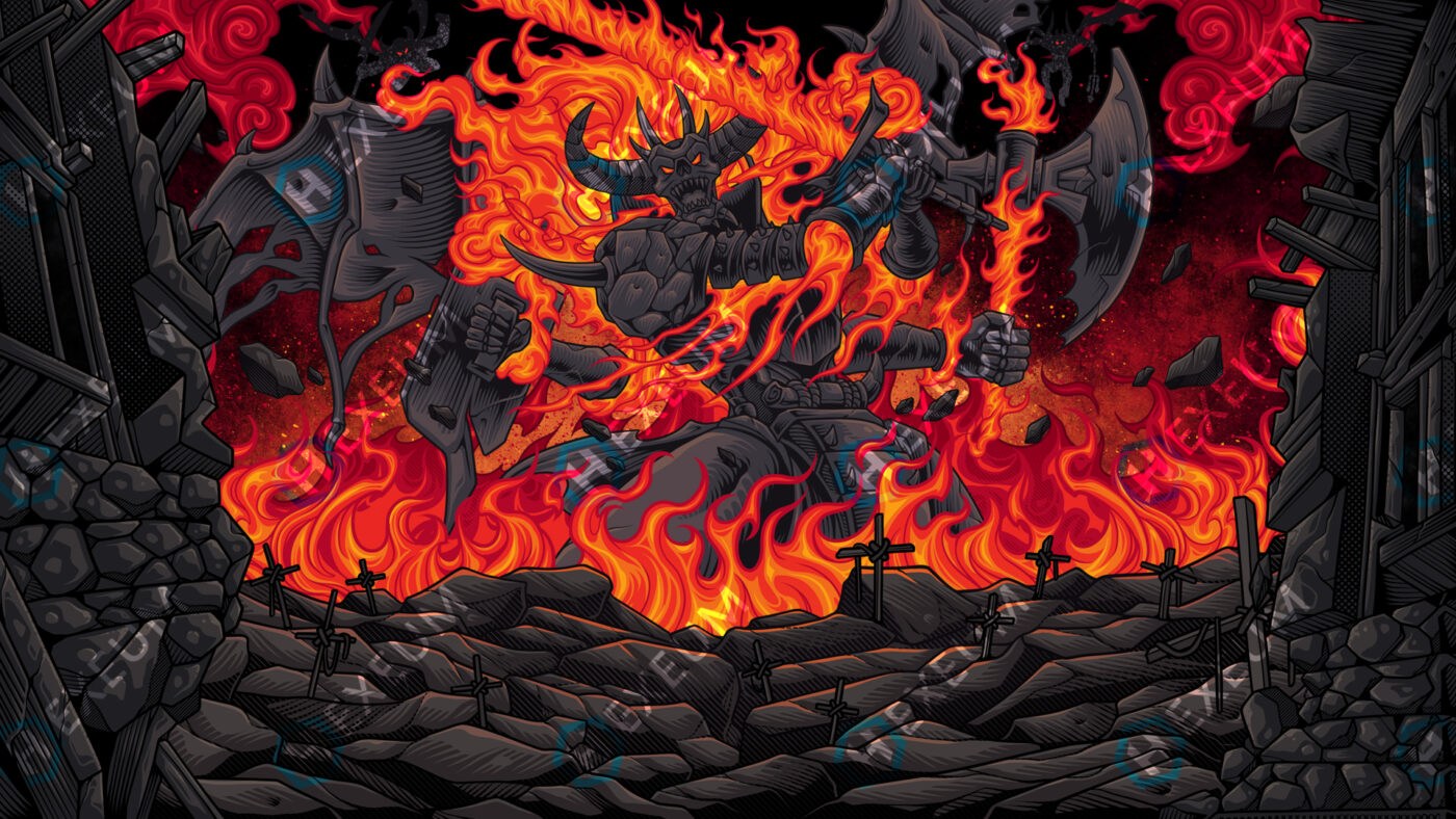 Demolisher : Heavy Metal Stream Background - Hexeum