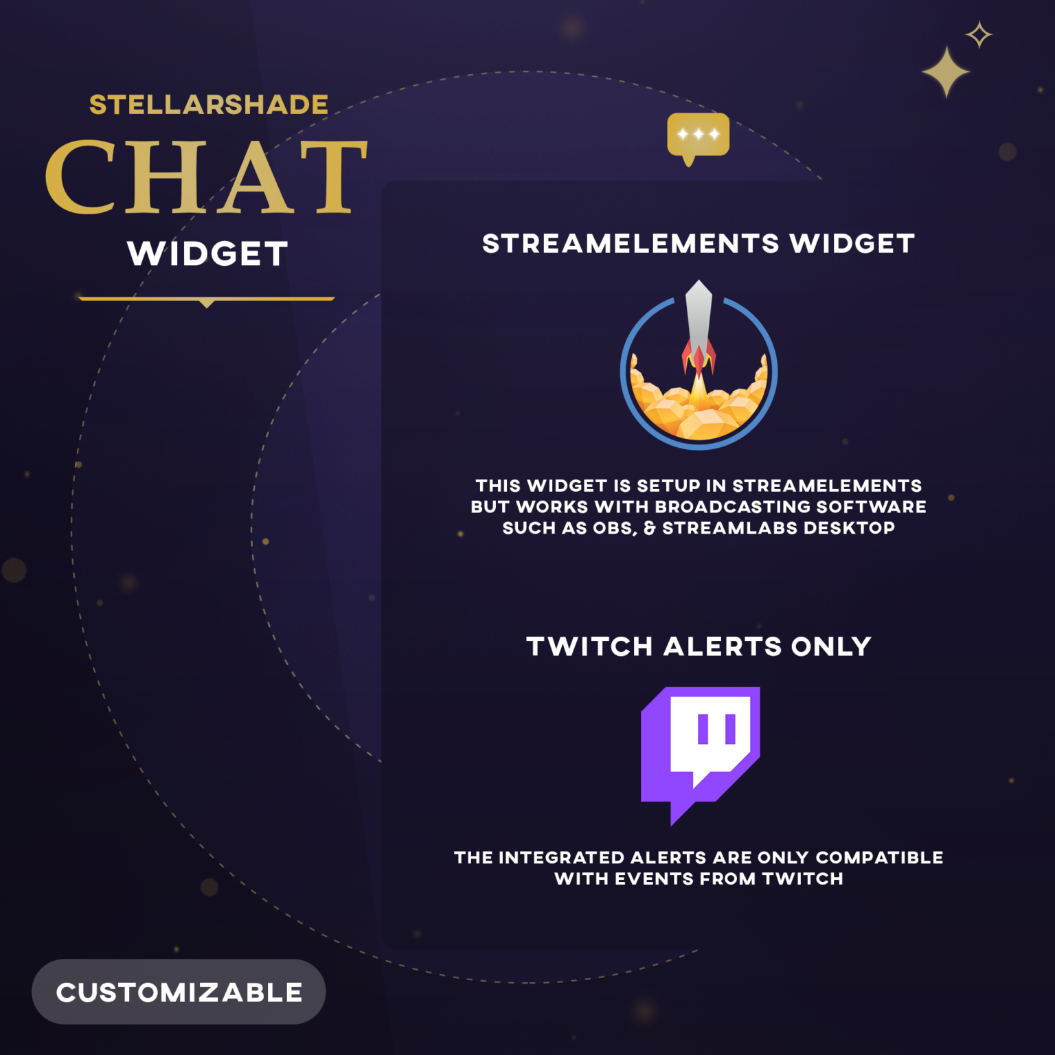 Celestial Chat Widget for StreamElements