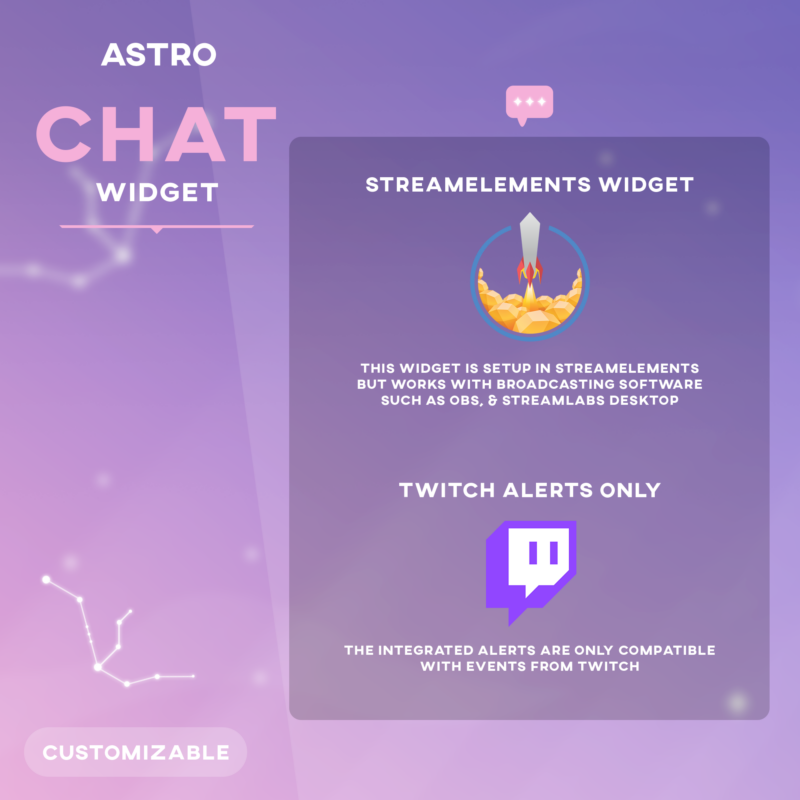 Astro Chat Widget for StreamElements