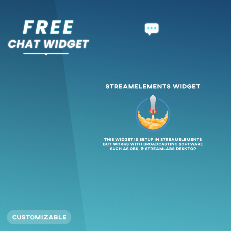 Free Twitch Chat Widget for StreamElements