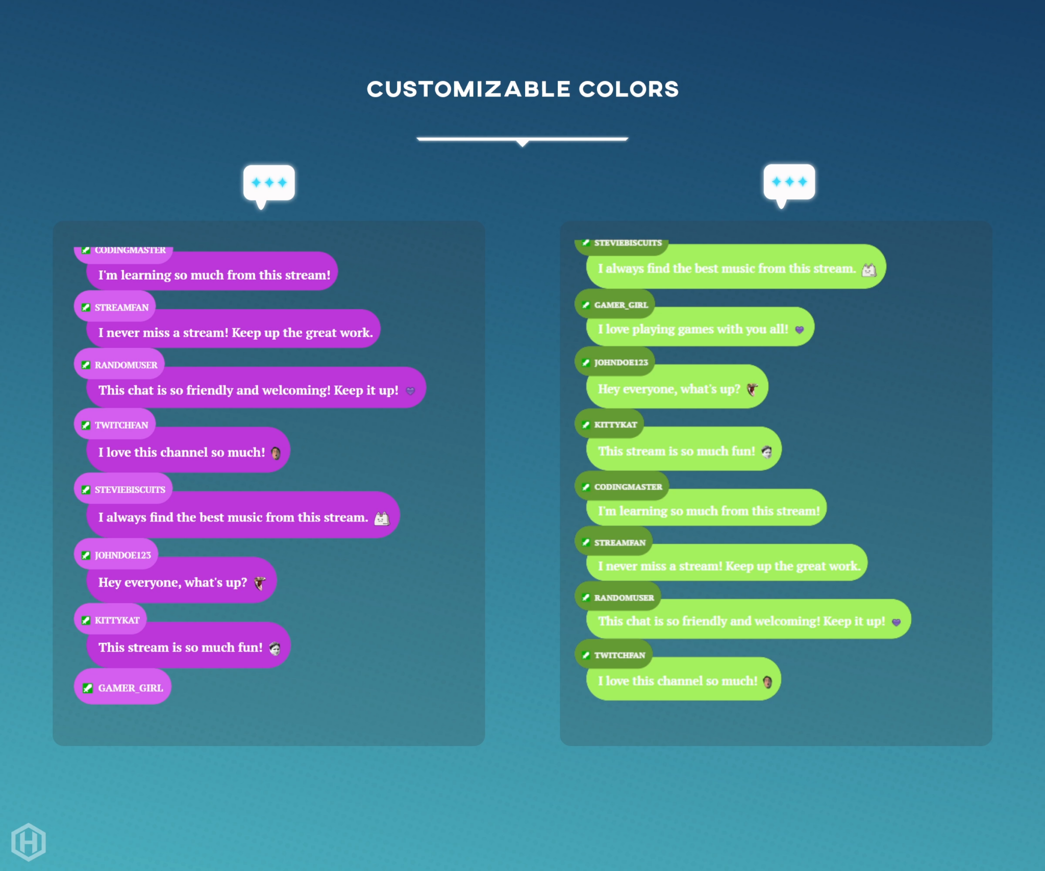 Free Twitch Chat Widget for StreamElements
